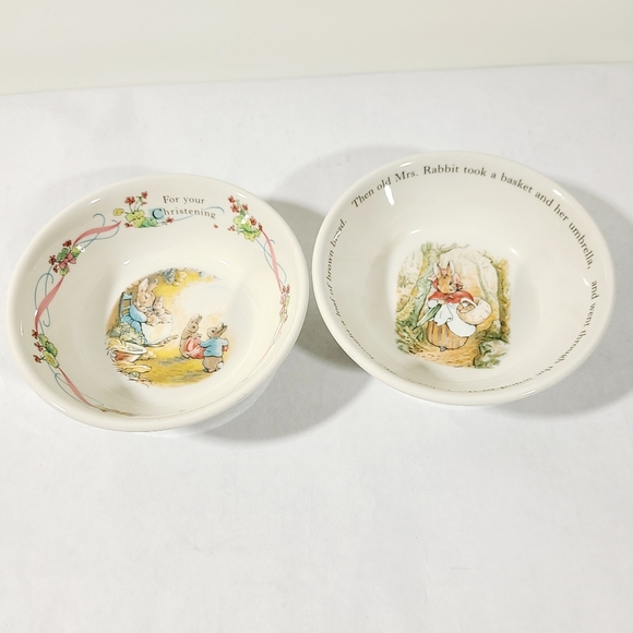 Wedgwood | Dining | Vintage Wedgewood Beatrix Potter Peter Rabbit Set ...